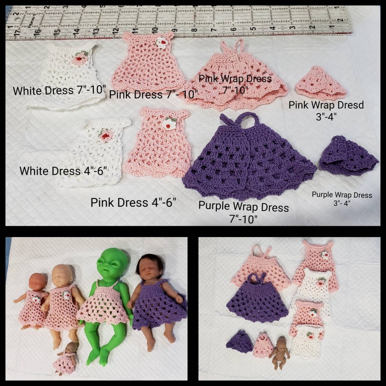 Miniature Baby Clothes & Accessories. sold Seperatly - Etsy