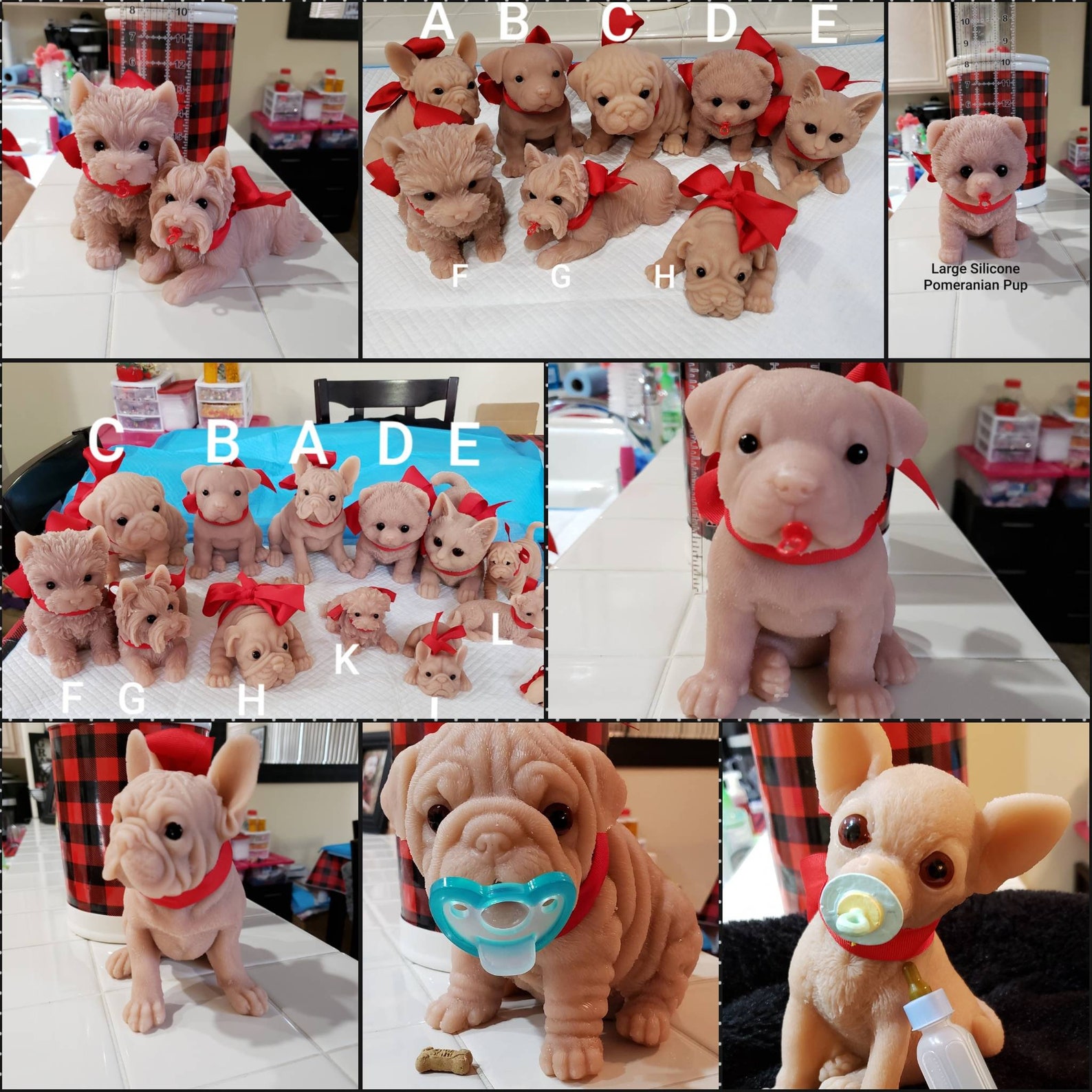 Full Silicone Puppies and Kittens Several Puppy Breeds to | Etsy