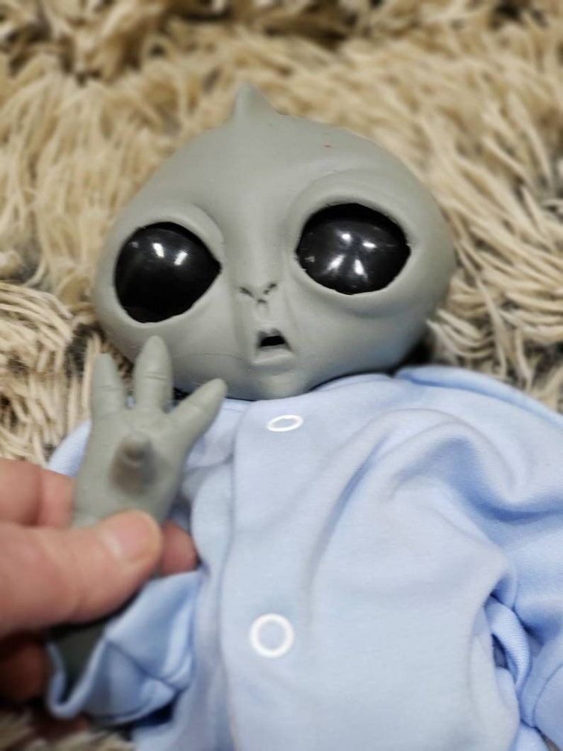 Full Silicone 16 1/2 Alien Baby Roswell - Etsy