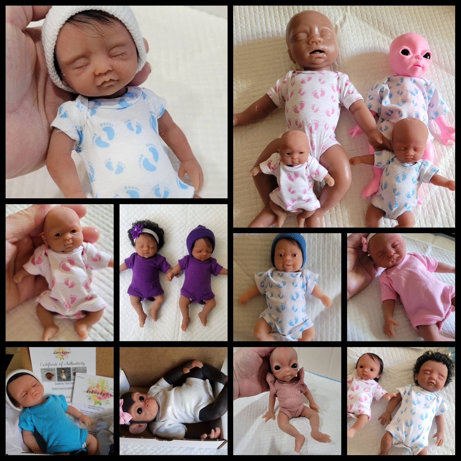 Miniature Baby Clothes & Accessories. sold Seperatly - Etsy