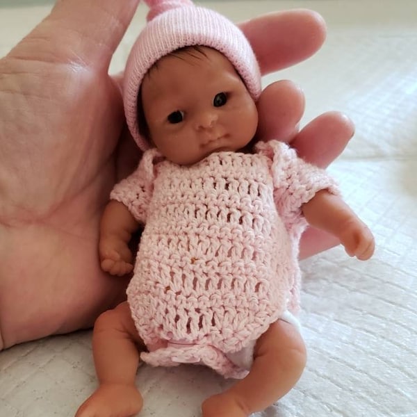 Small Mini Silicone Baby Doll - Etsy