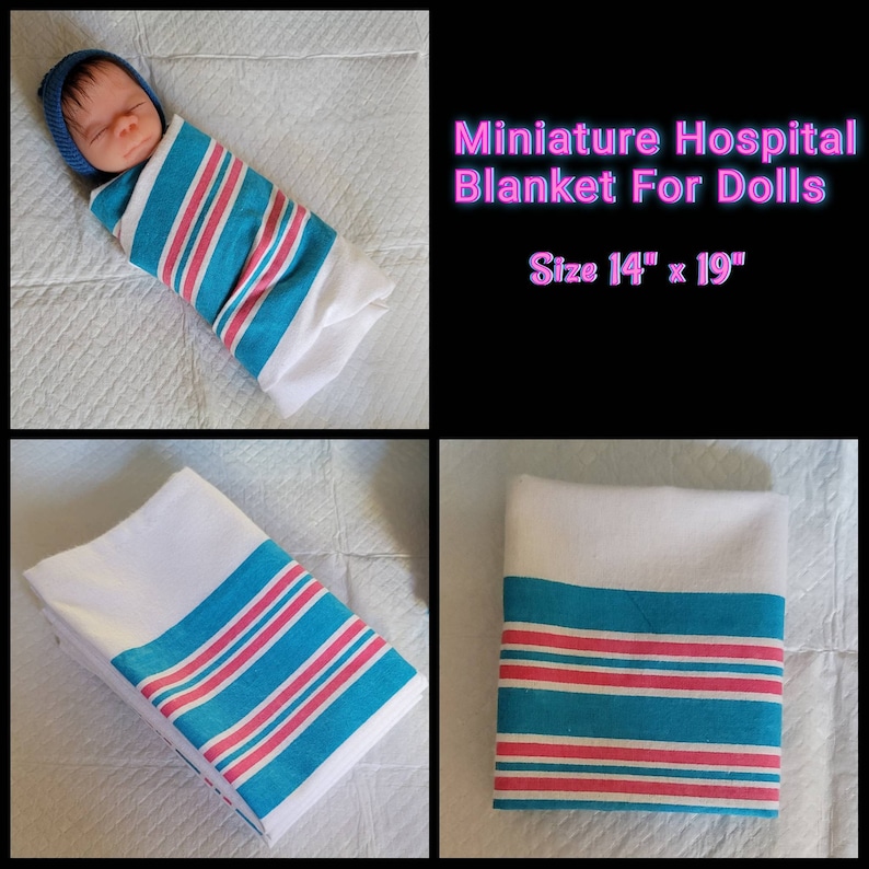 NICU Micro Preemie Hospital Blanket Great for Dolls (sold Separately ...