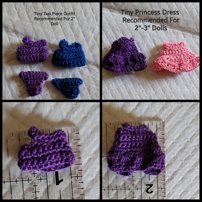 Miniature Baby Tiny Princess Dress Dresses or Two Piece Outfit for 2 ...