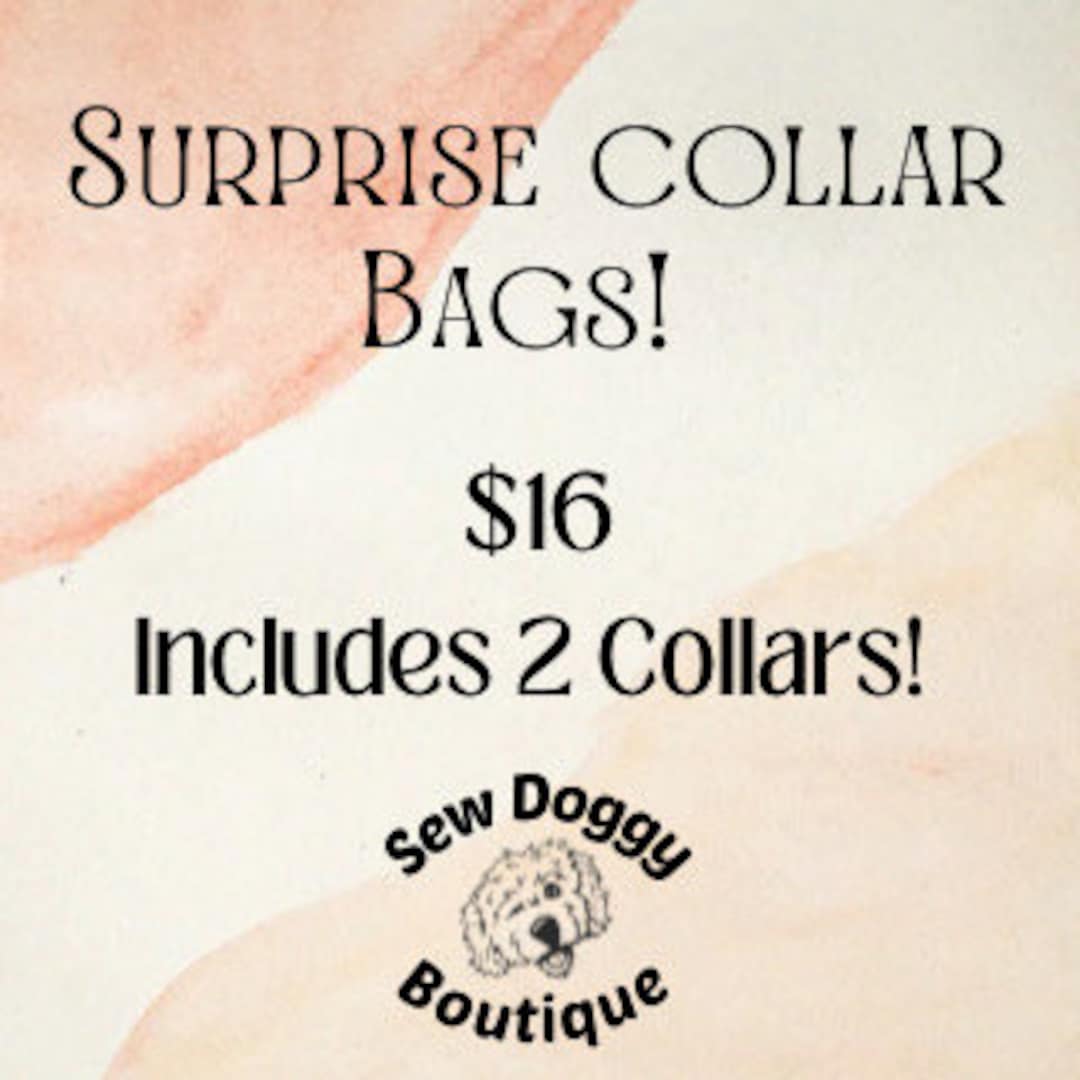 Surprise Dog Collar Bag, Mystery Bags of Dog Collars, Heavy Duty Quick ...