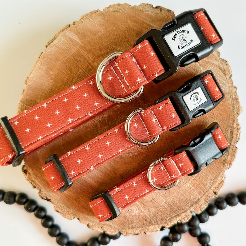 Orange Dog Collar - Etsy