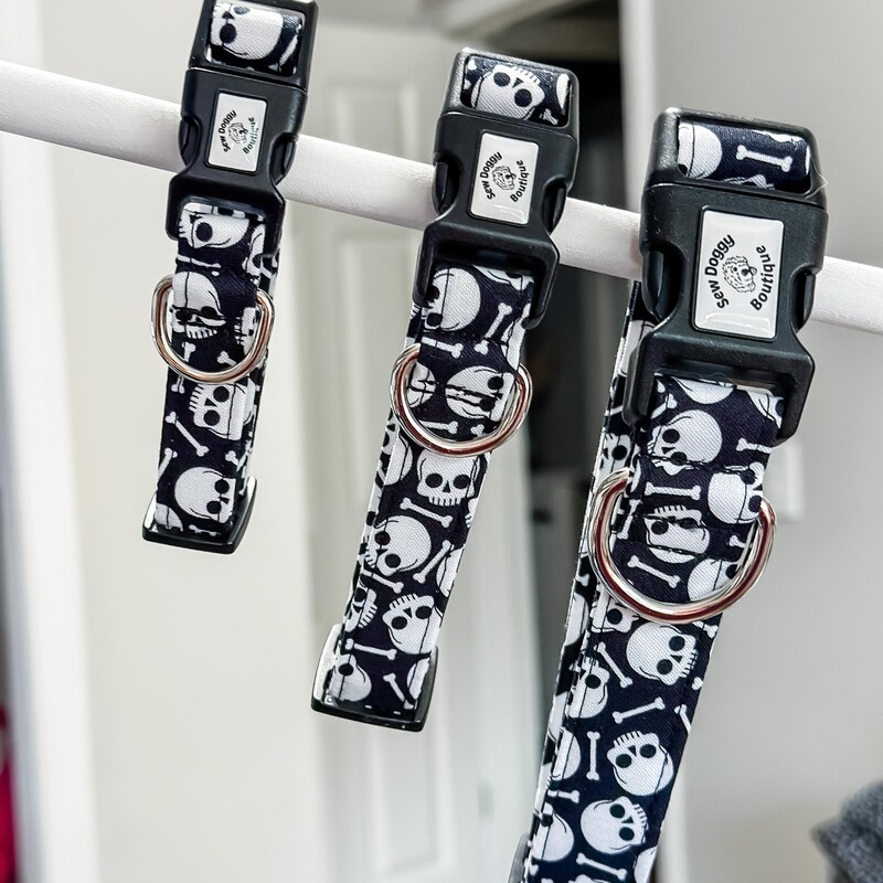 Skull Dog Collar - Etsy