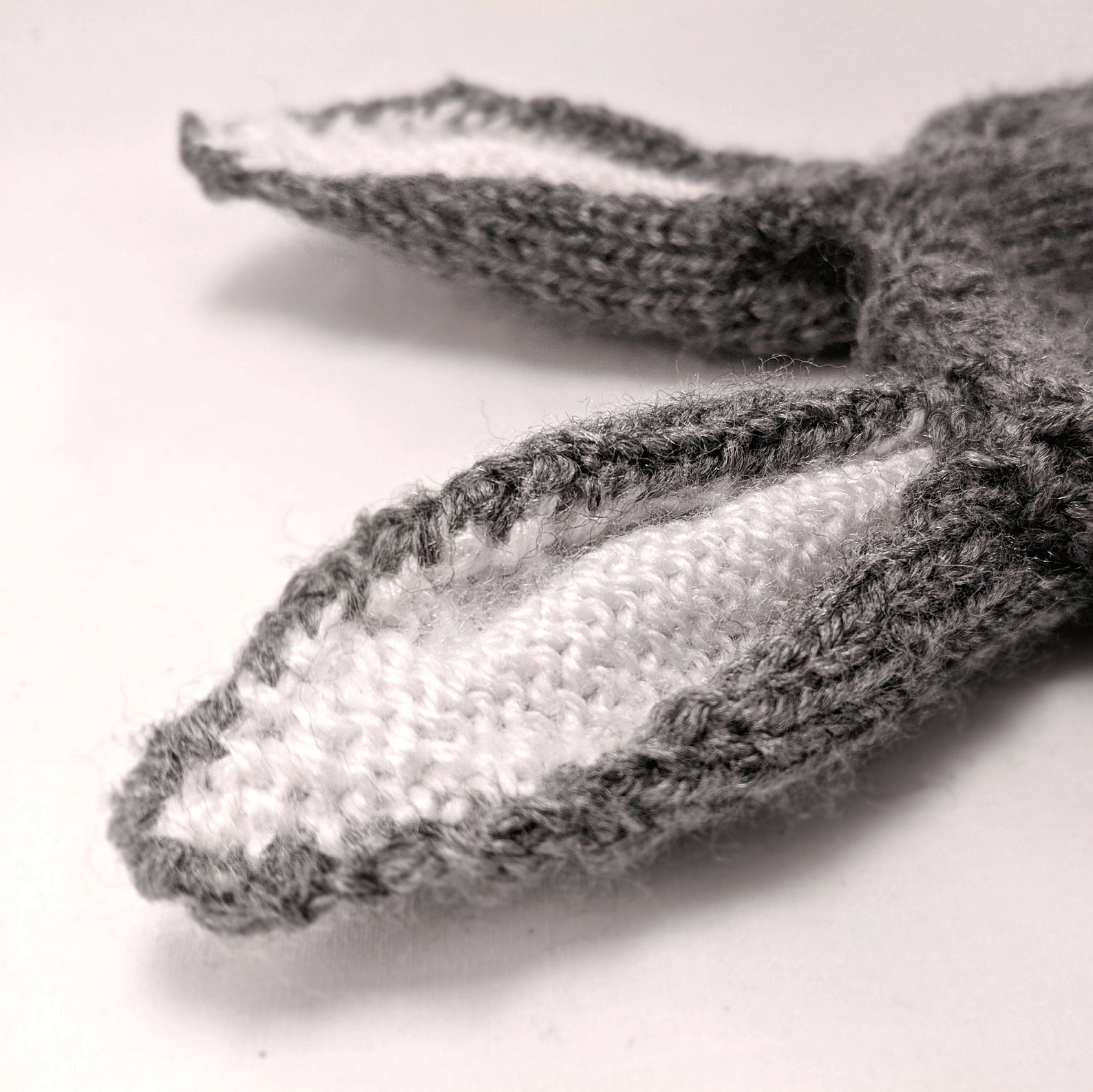 Baby Rabbit Hand Knitted Hat Bunny Ears Hat Newborn, Toddler Easter ...