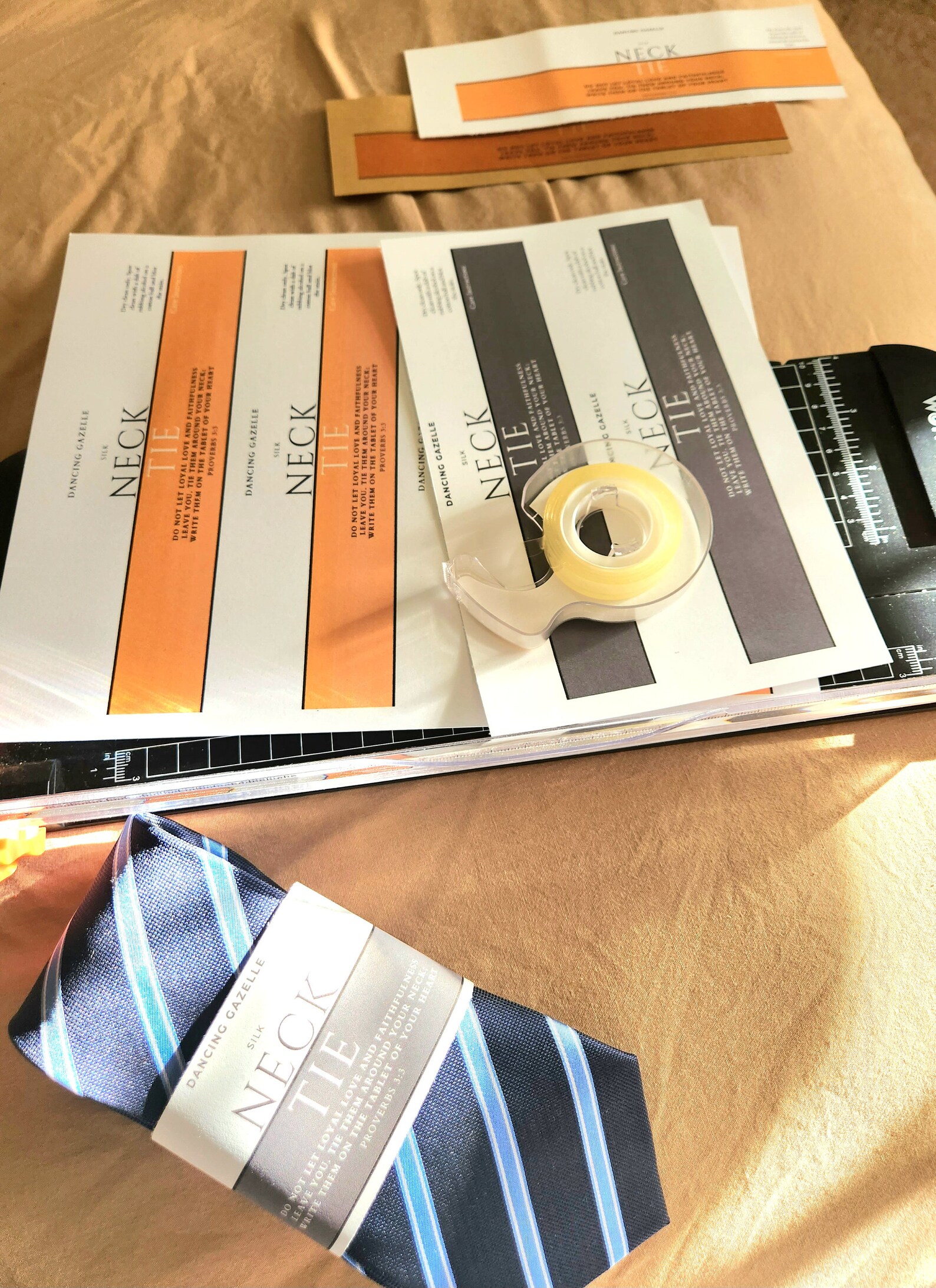 Printable JW Shepherd Brother Neck Tie Gift Label Pdf | JW Gift Ideas ...