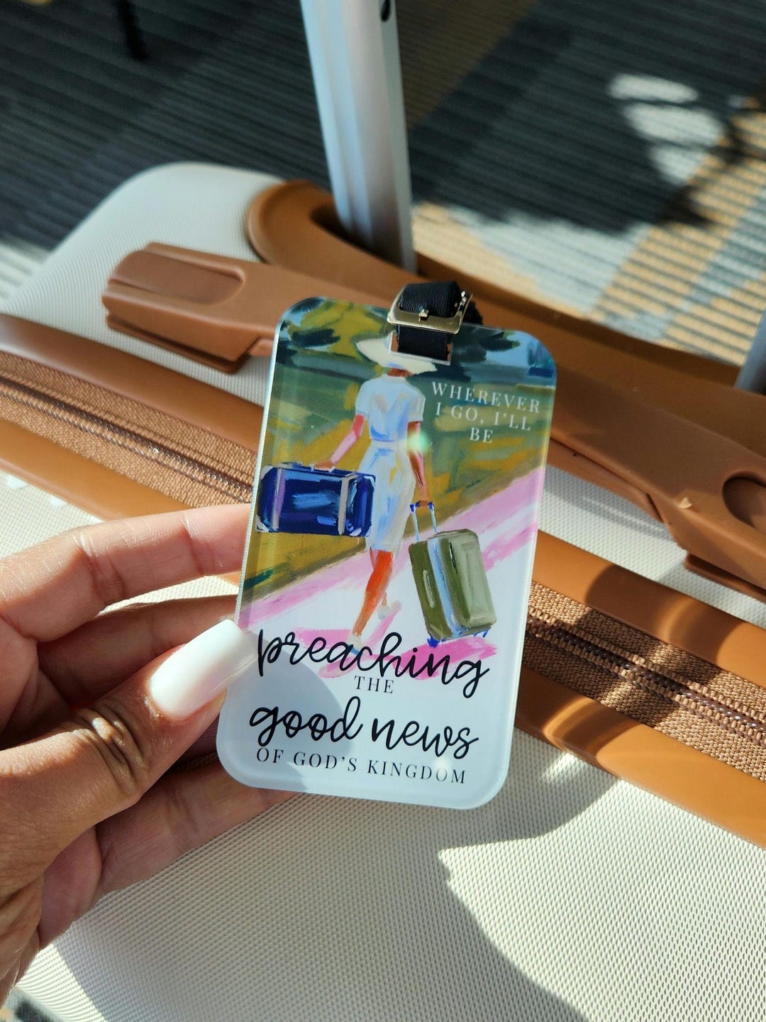 Preaching Luggage Tag | JW Gifts | Missionary Gifts | Travel Gifts for ...