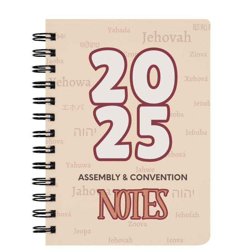 2025 Notebooks Jw Convention - Etsy