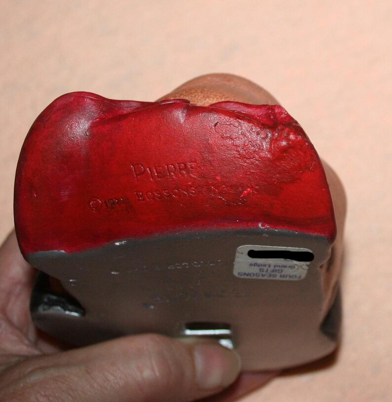 Vintage Pierre Bosson Mask Head Character Chalkware Wall Plaque - Etsy