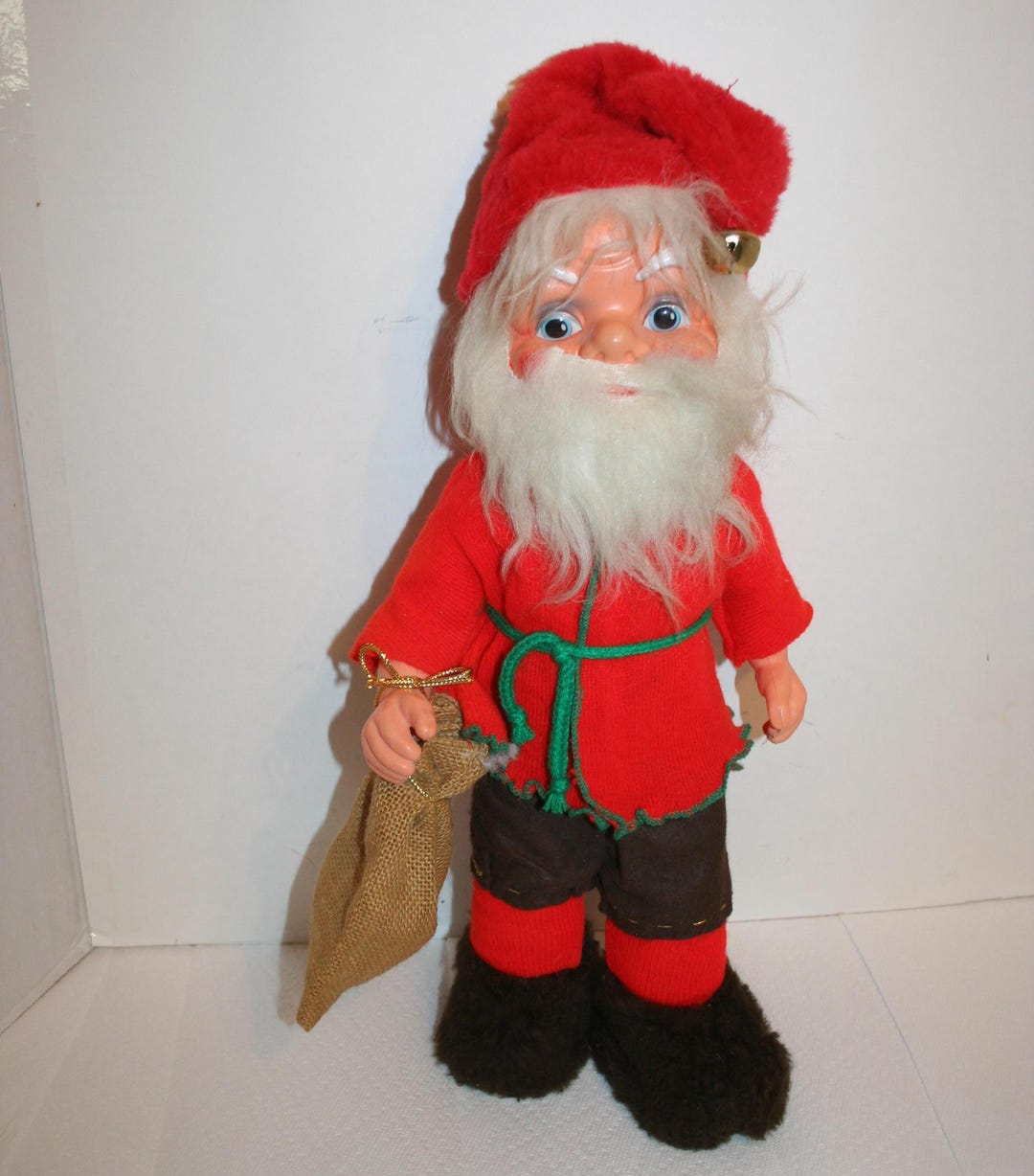 Elf Santa Plastic Christmas 1960's Doll Statue Vintage - Etsy