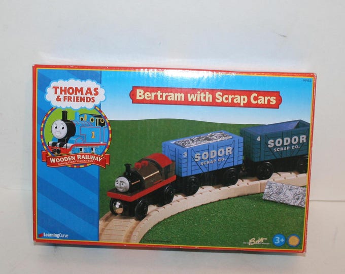 Thomas the Tank Engine & Friends Bertram With Scrap Cars LC99153 ...