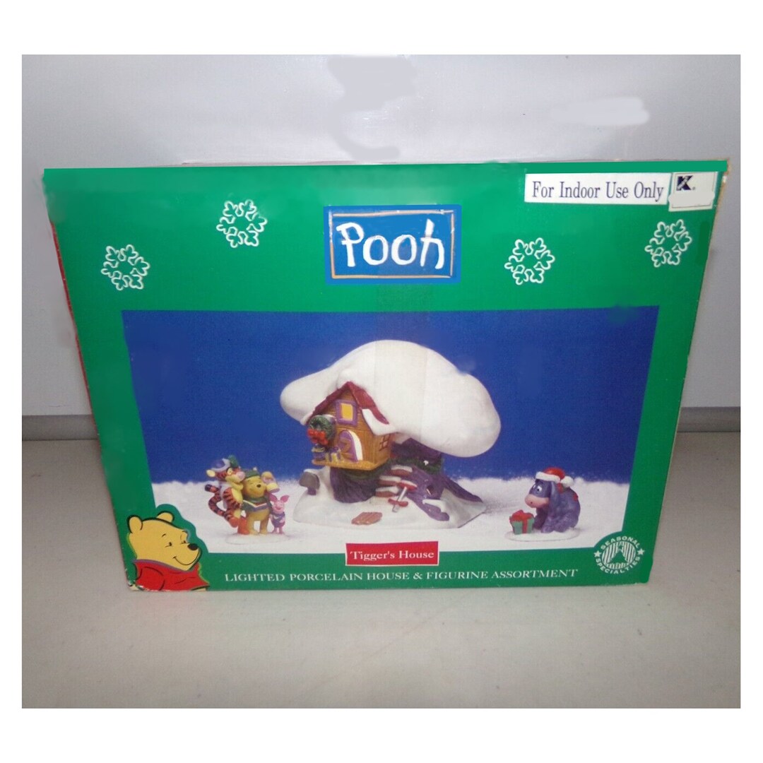 Tigger's House Lighted Porcelain House & Figurine Assortment - Etsy