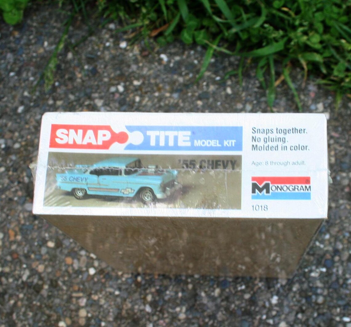 1955 Chevy Revell Snap Tite Monogram 1:32 Scale Car Model 1970'S NIB - Etsy