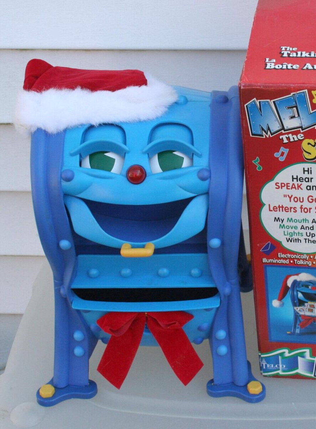 MEL BOX the Singing Talking Mailbox Christmas Holiday Telco Animated ...