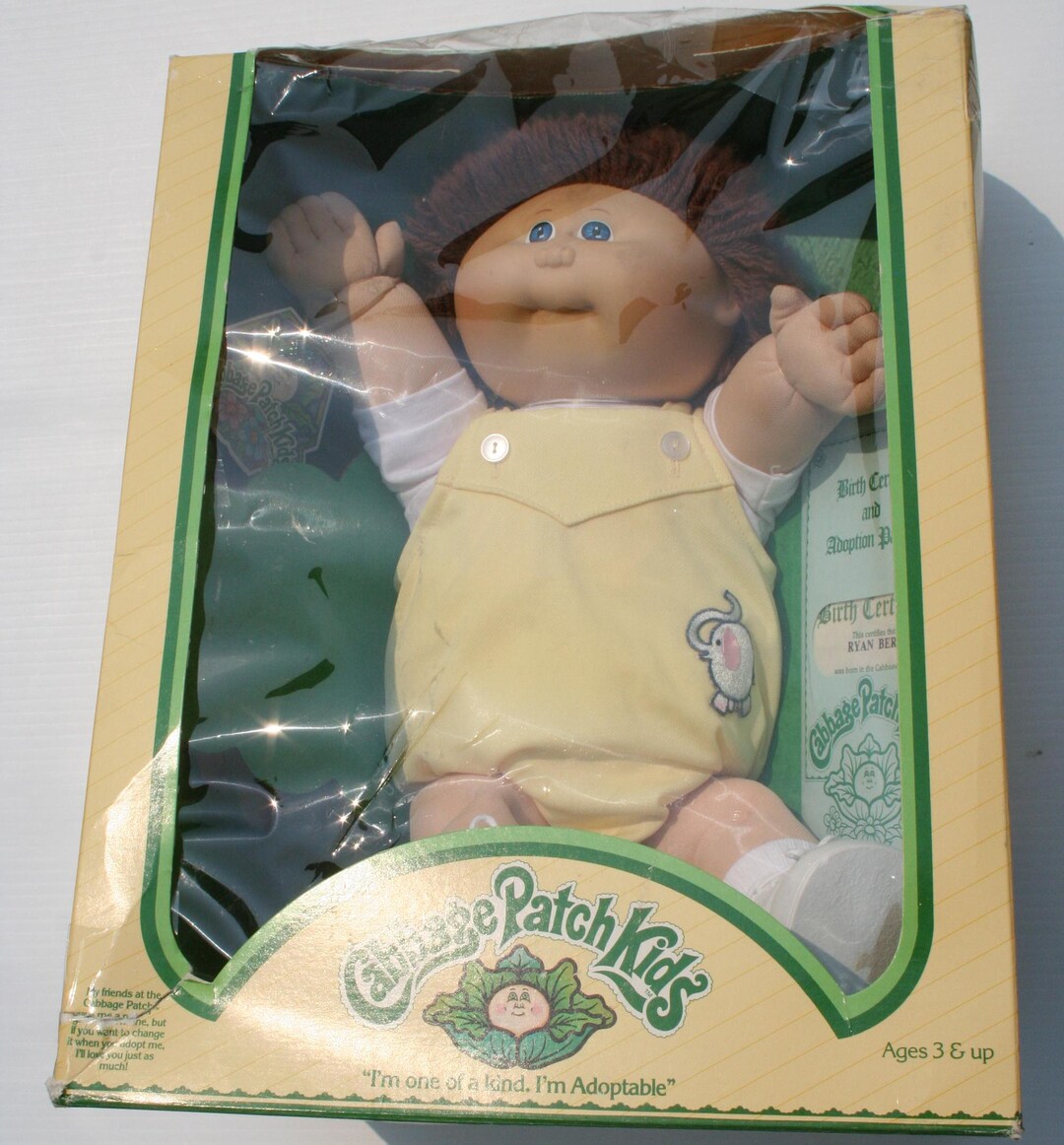 Cabbage Patch Kids 1983 Ryan Berty Doll Coleco 3900 IN BOX - Etsy