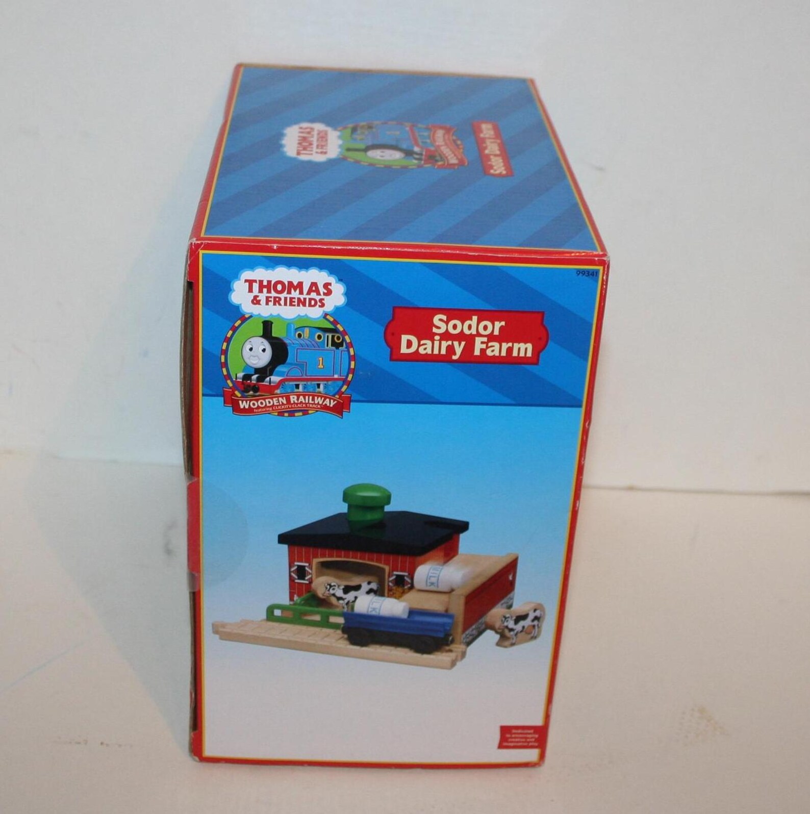 Thomas the Tank Engine & Friends Sodor Dairy Farm Wooden Railway Trains ...