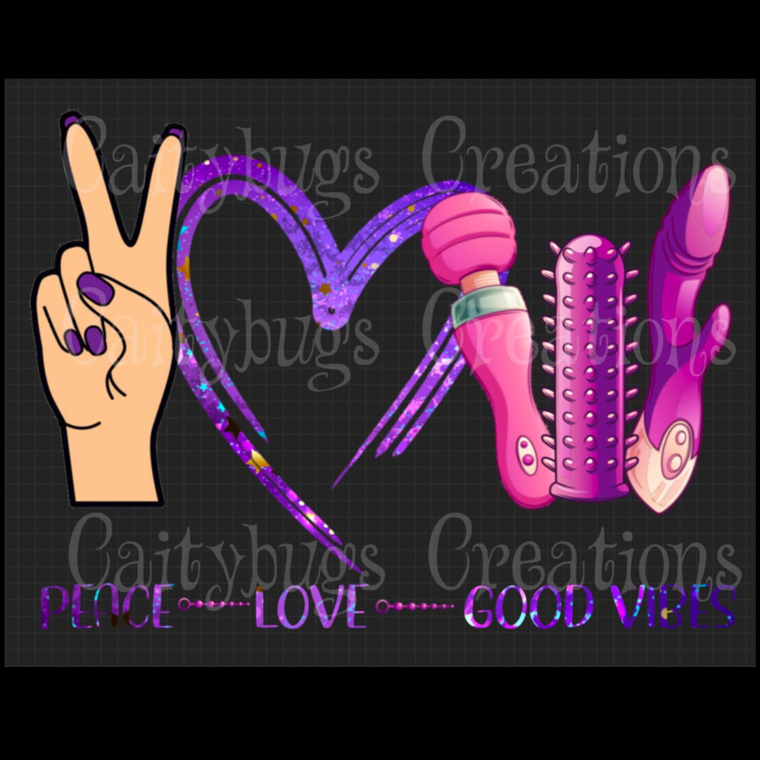 Peace, Love, and Good Vibes Sublimation Design - Etsy