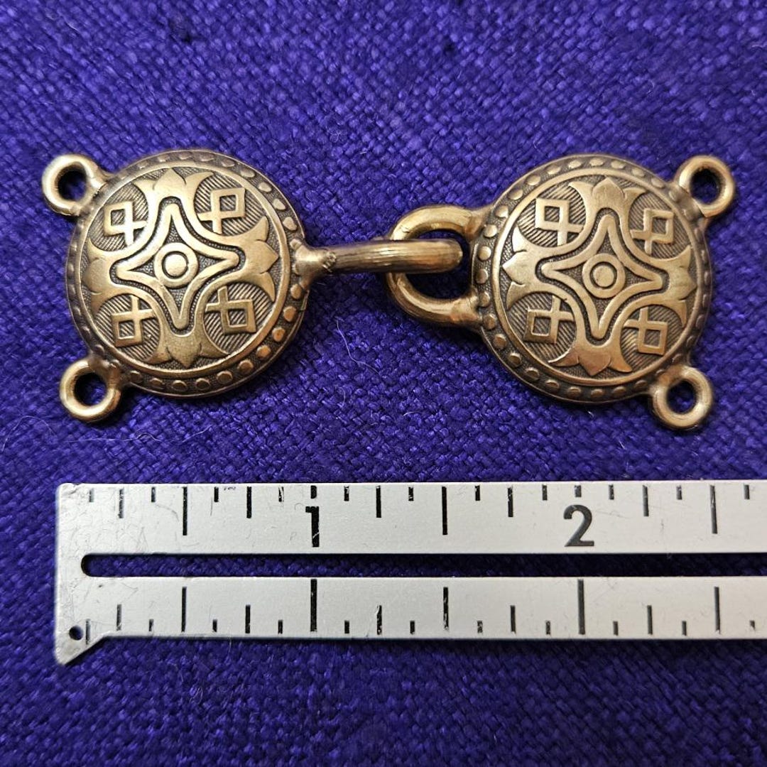 Crusader Solid Bronze Cloak Clasp - Etsy