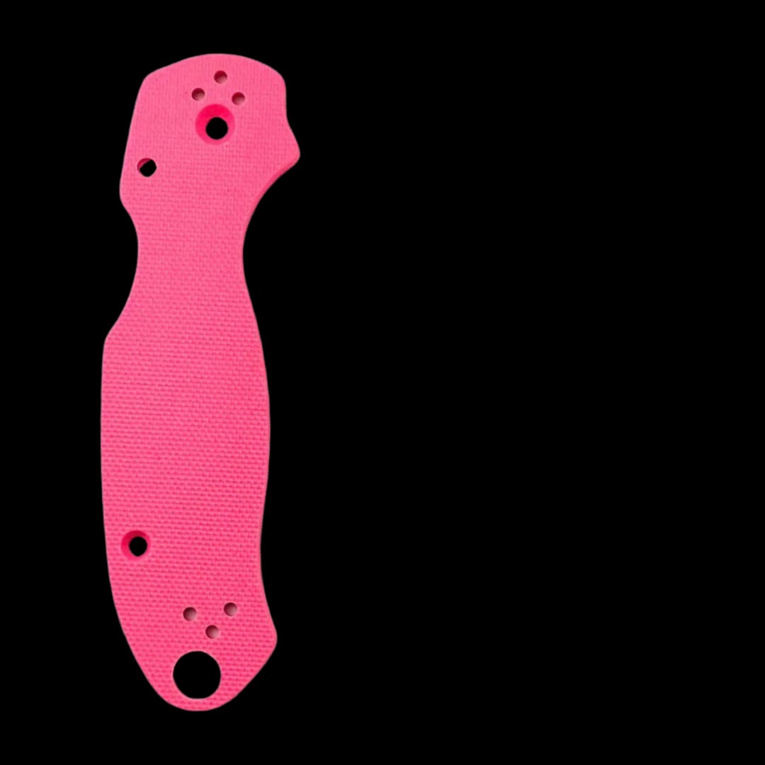 Spyderco Para 3 Replacement Scale Set / PINK G-10 Original Series / CNC ...