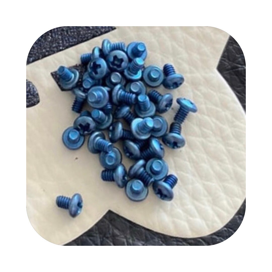 Pocket Clip Screws for Benchmade Bugout 535 3x Titanium Anodized BLUE ...