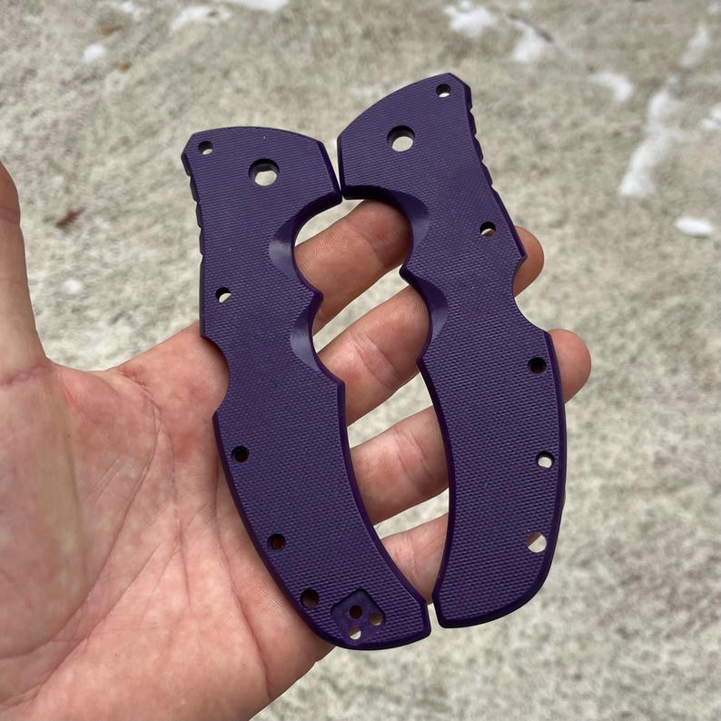 COLD STEEL Recon 1 Replacement Scale Kit Purple G-10 Original Series ...