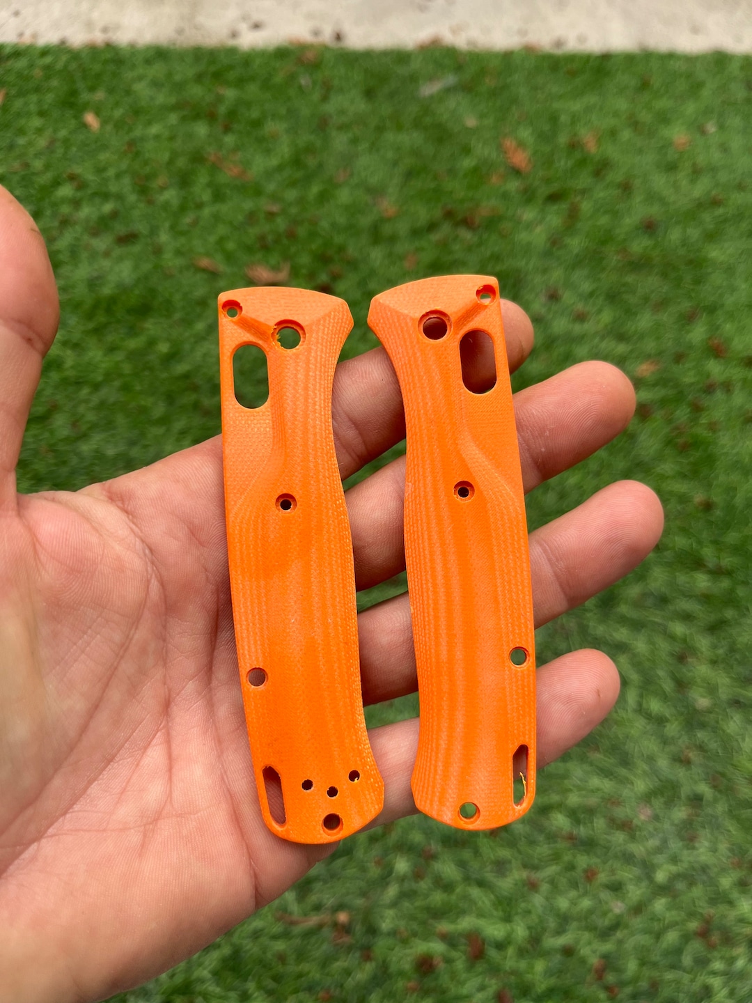 Fits Benchmade Bugout 535 Replacement Scale Kit / ORANGE G-10 Original ...