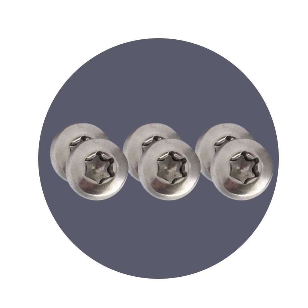 2-56 Tread 1/8 Length • Silver TORX Screws Stainless Steel Replacement ...
