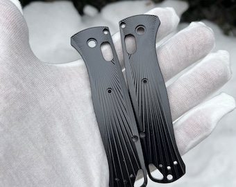 Benchmade Bugout 535 Replacement Scale Kit / GREEN G-10 Diamond Grind ...