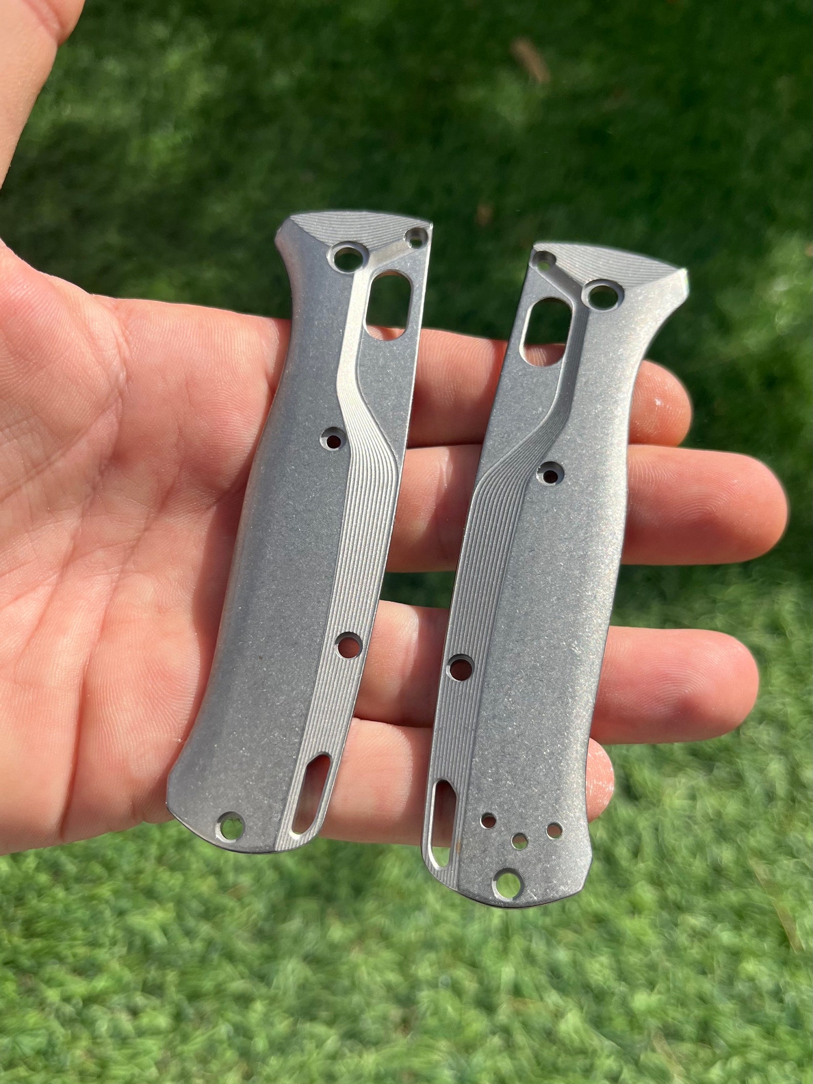 Benchmade Bugout 535 Replacement Scale Kit TITANIUM Lazer Benchmade ...
