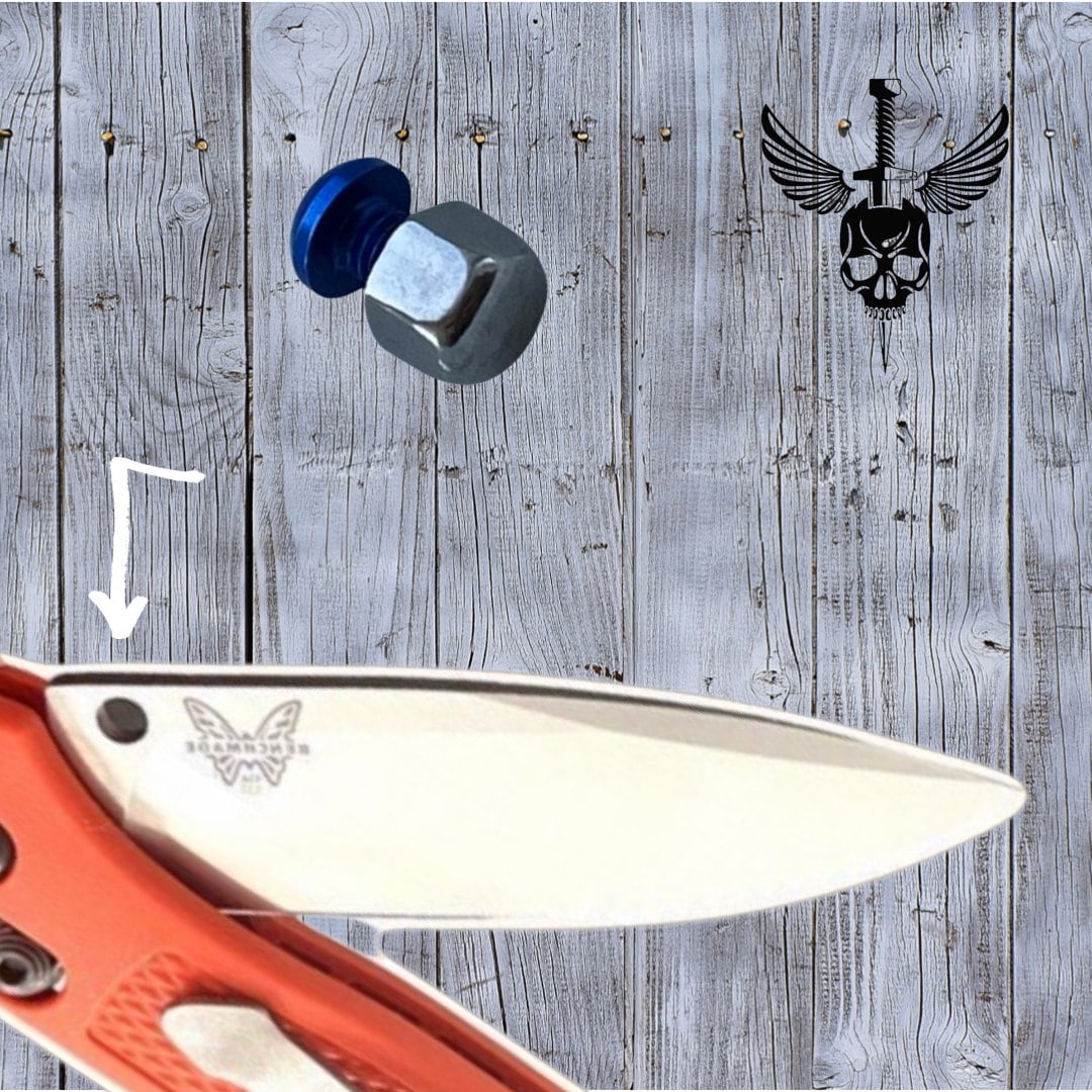 Benchmade Adamas 275 Thumb Stud Custom Colour Back Cap Thumb Stud EDC ...