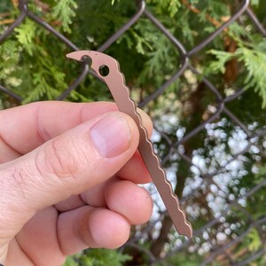 TITANIUM Backspacer for Chris Reeve Small Sebenza 21 + Small Sebenza 31 ...