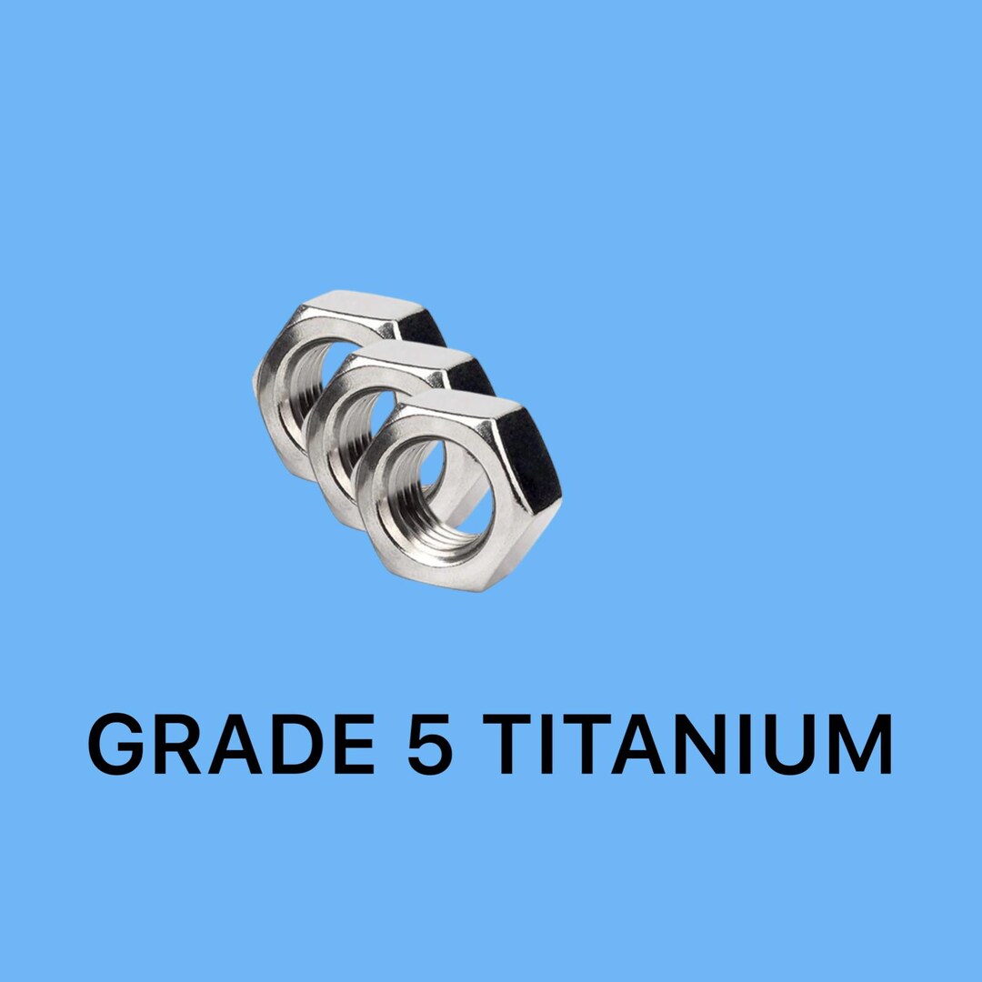 TITANIUM M3 Nuts / Top Grade 5 Titanium Made in Canada / 2x Nuts per ...