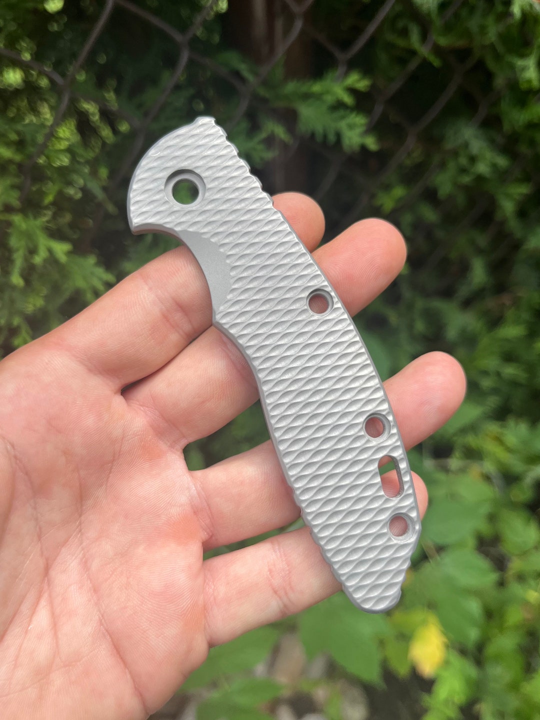 Fits Hinderer XM-18 3.5” Replacement Scale / Titanium Scaled Pattern ...