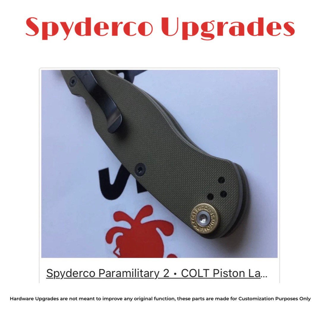 Spyderco Works on Spyderco Models Listed-colt Lanyard Stud • Stainless ...