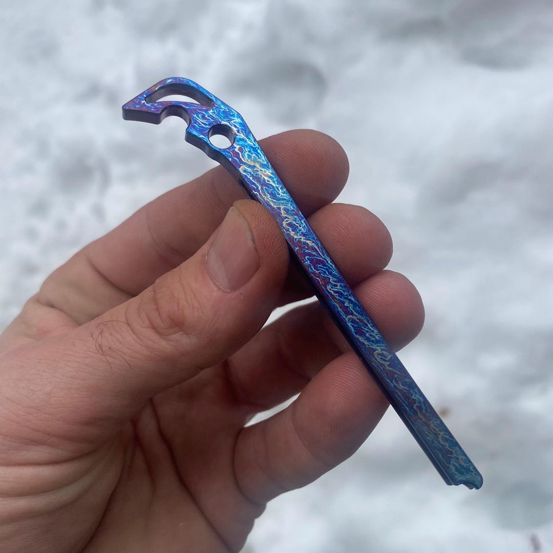 TITANIUM Backspacer for Chris Reeve Large Sebenza 21 + Large Sebenza 31 ...