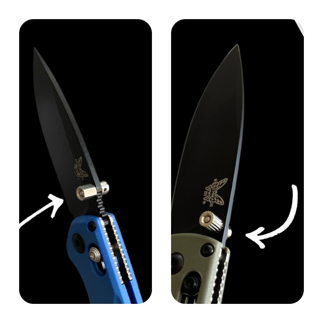Benchmade COMBO Thumb Studs • 2x Pack • Custom Double Gripper + Hex ...