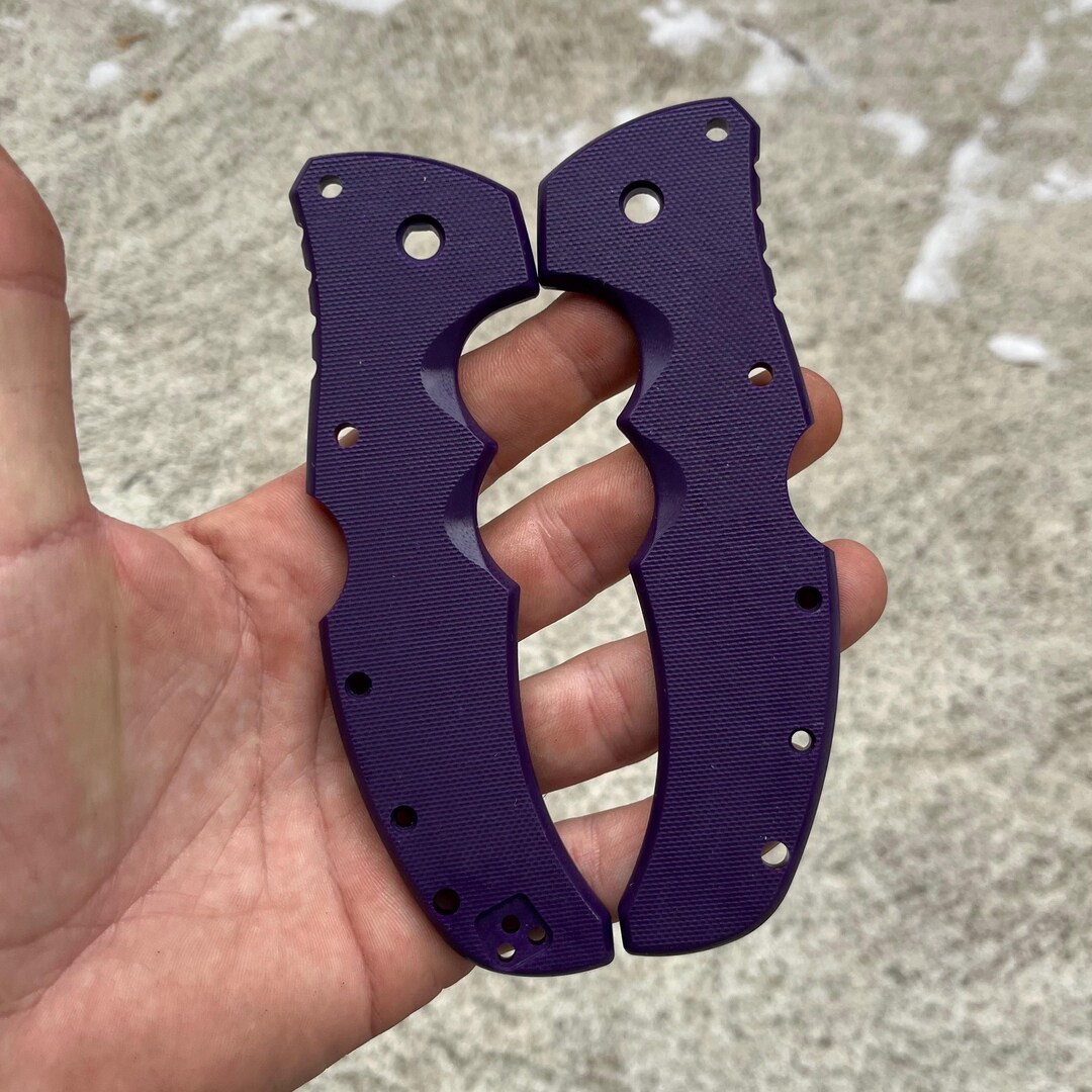 COLD STEEL Recon 1 Replacement Scale Kit Purple G-10 Original Series ...