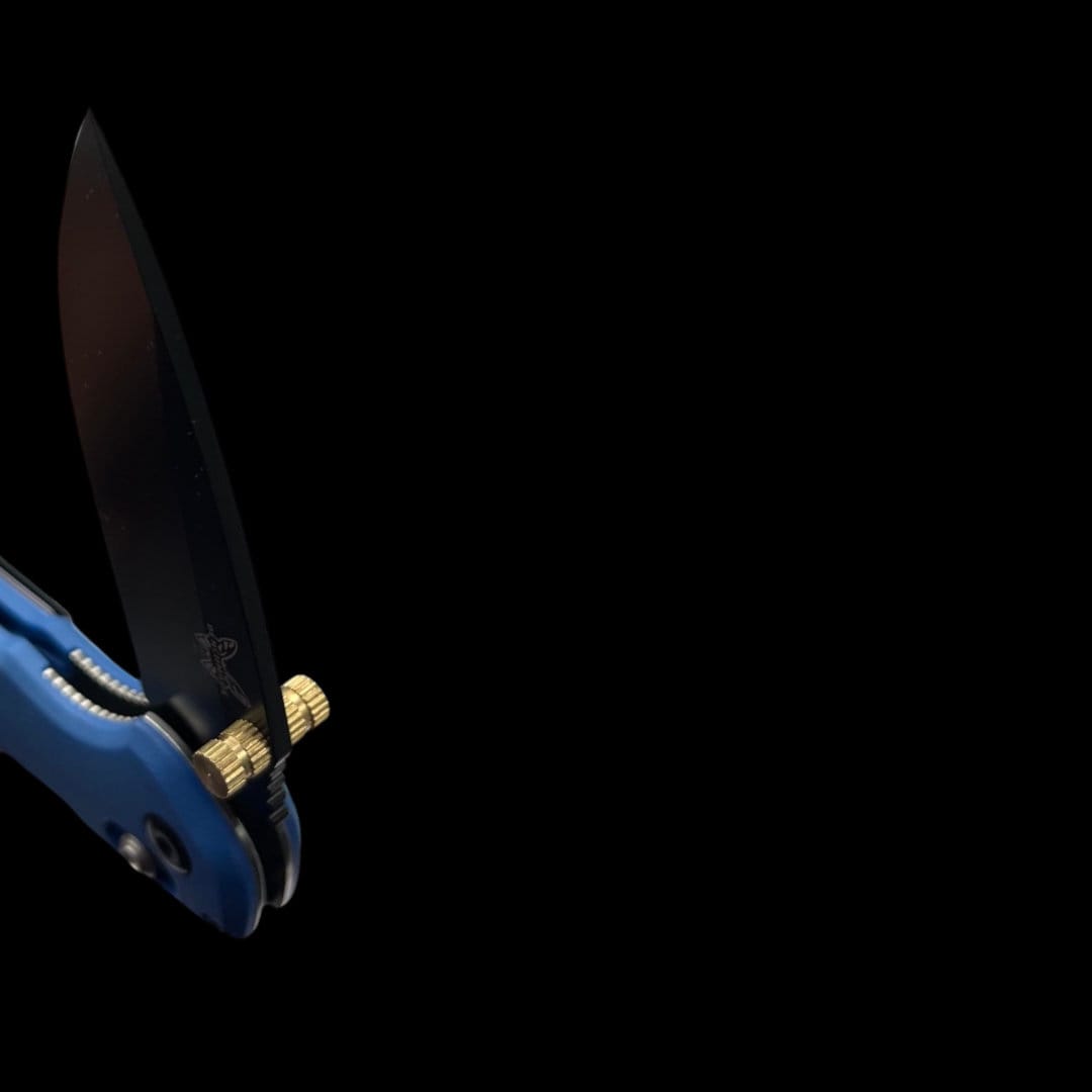 Benchmade Super Freek Thumb Stud Custom Double Brass X-grip Thumb Stud ...