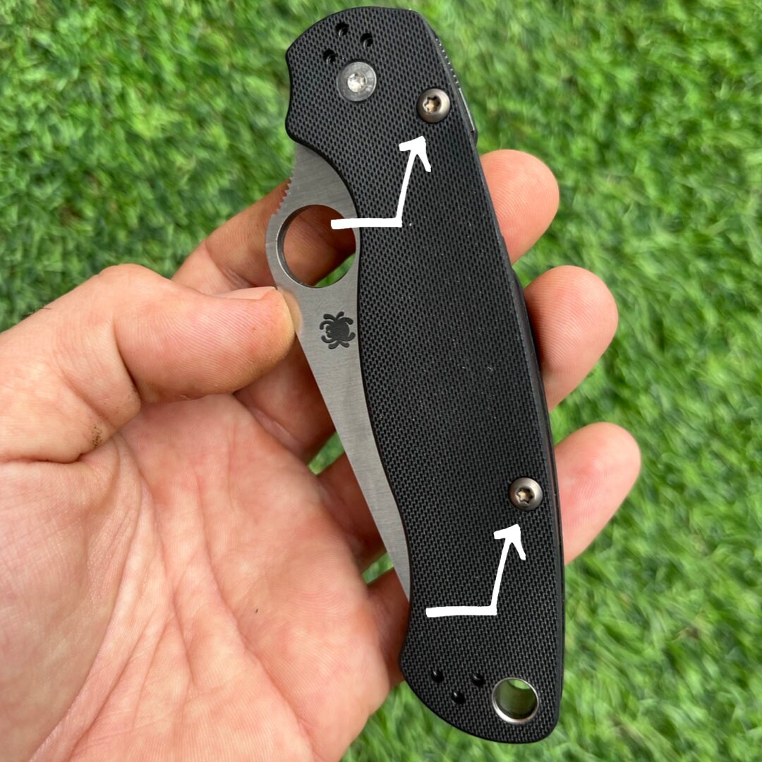 Spyderco Paramilitary 2 Scale Screws • Titanium Button Head TORX ...