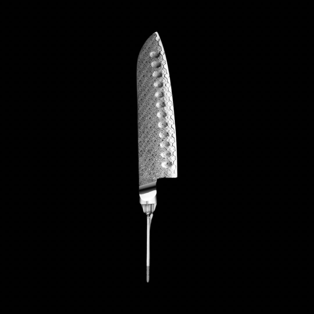 Fixed Blade Damascus Knife Blank 67 Layerd Knife Build DIY Heat Treated ...