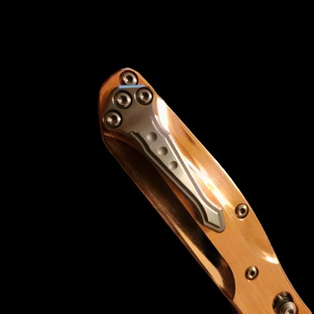 Fits Benchmade Models • 1x Replacement Pocket Clip • 3D XHS Titanium ...