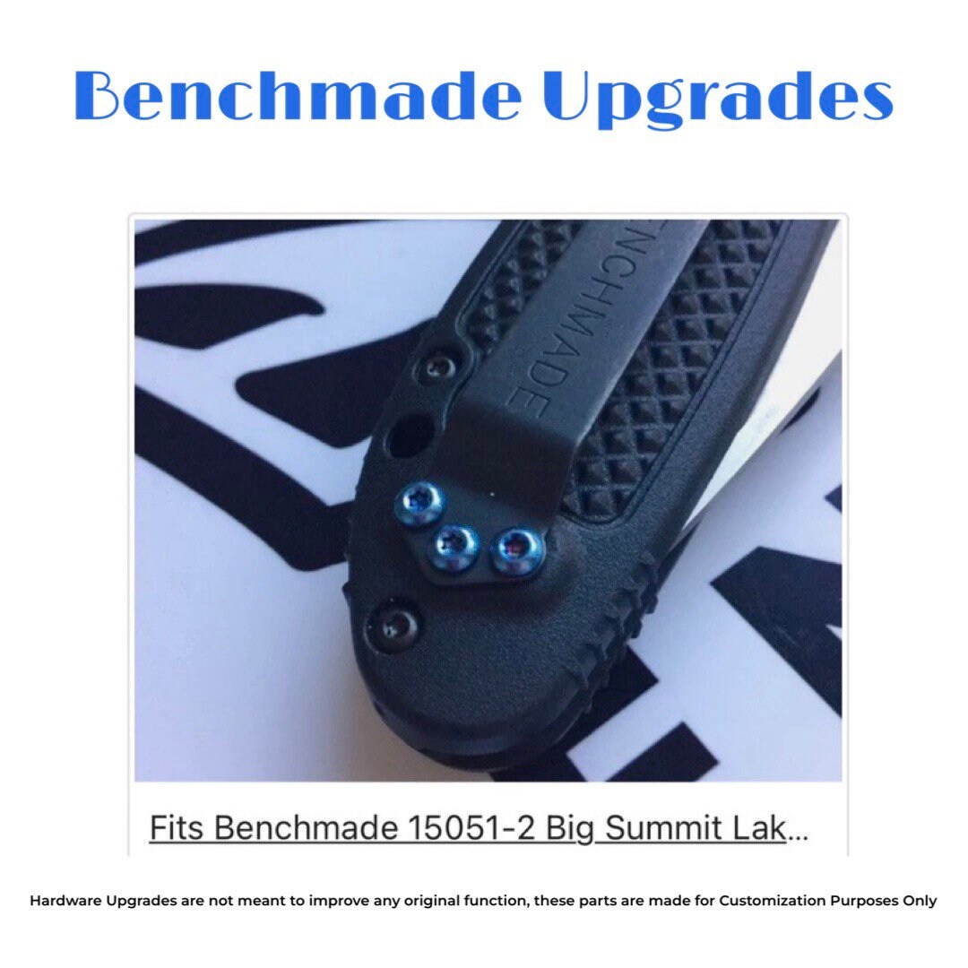 Benchmade Models 3x Replacement Pocket Clip Screws (L) • Sky Blue ...