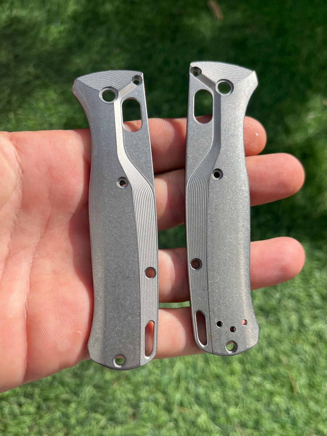 Benchmade Bugout 535 Replacement Scale Kit / TITANIUM Lazer / Benchmade ...