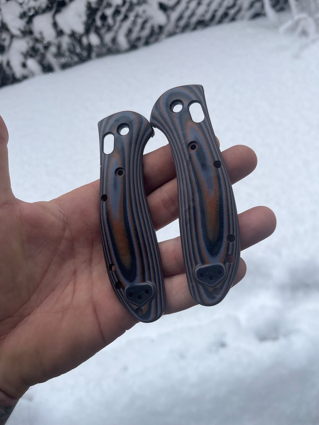 Fits Benchmade Griptilian (large) Scale Set / G-10 Smooth Finish ...