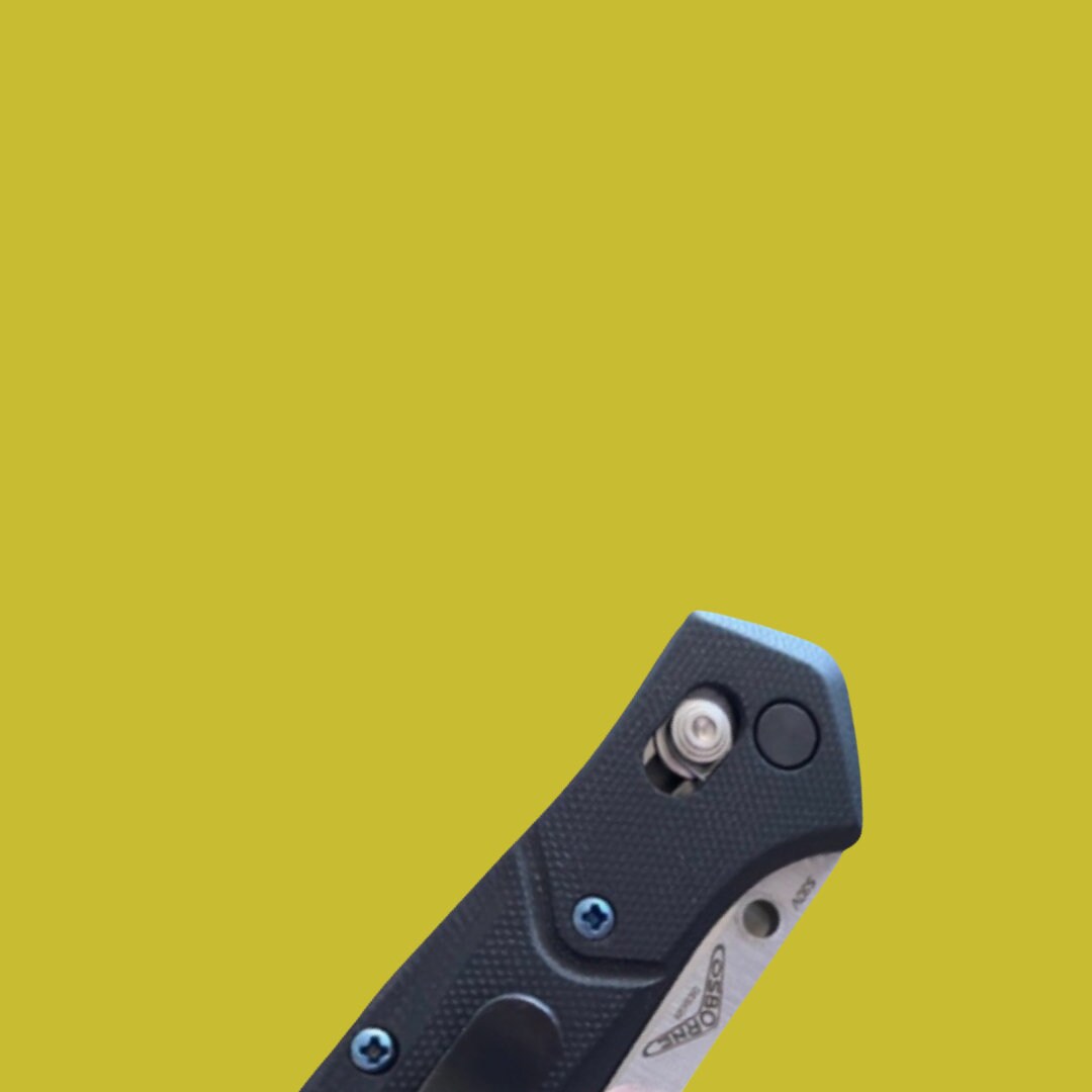 Titanium Benchmade Mini Osborne + Osborne Anodized BLUE Phillips Scale ...