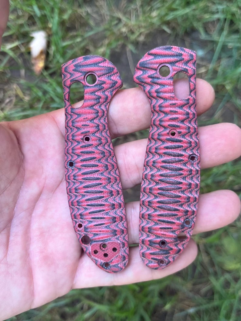 Mini Griptilian Scale Set G-10 Grooved Finish Mini Griptilian Models ...