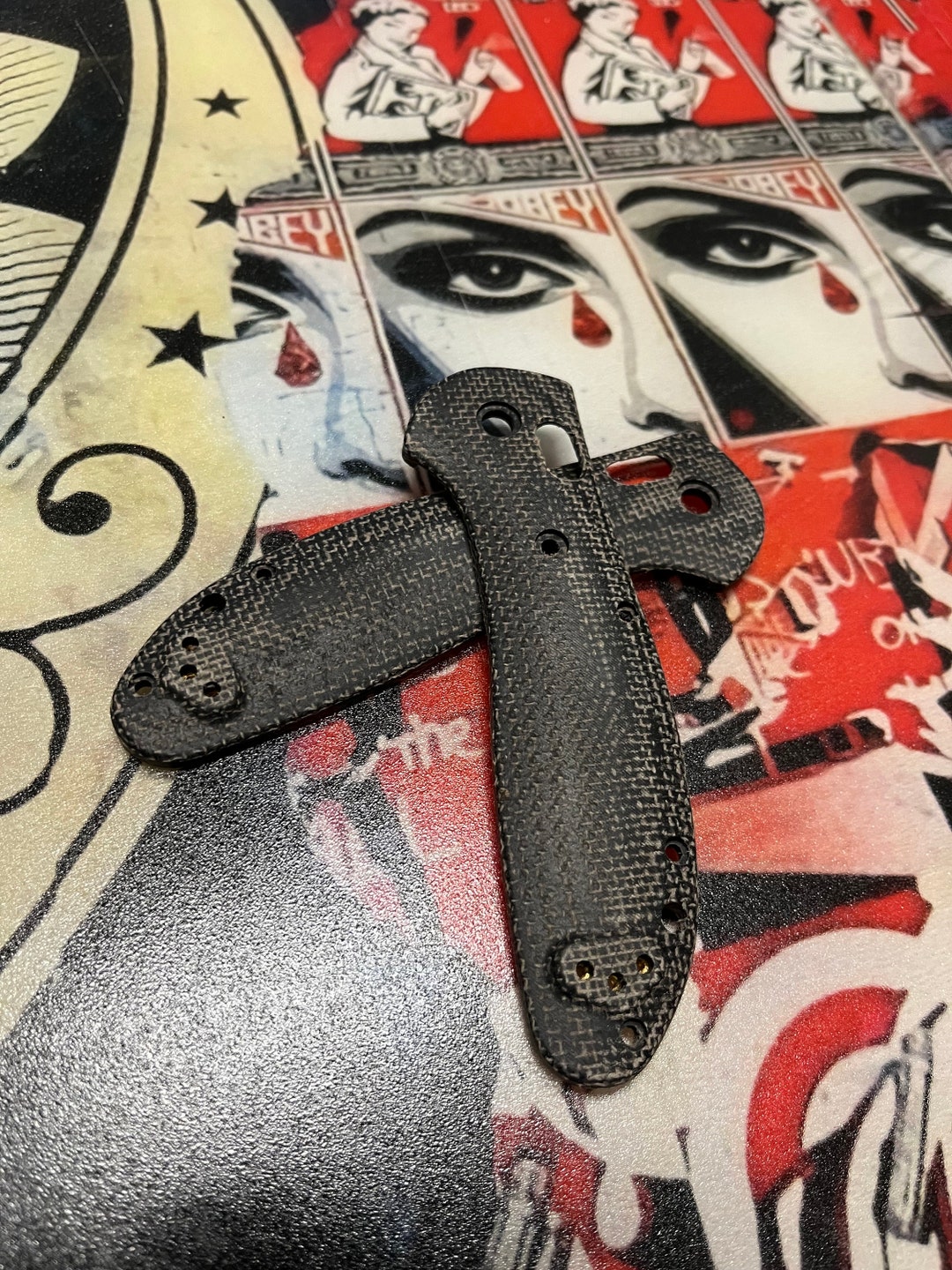 Benchmade Griptilian (large) Scale Set / Micarta Smooth Finish / Large ...