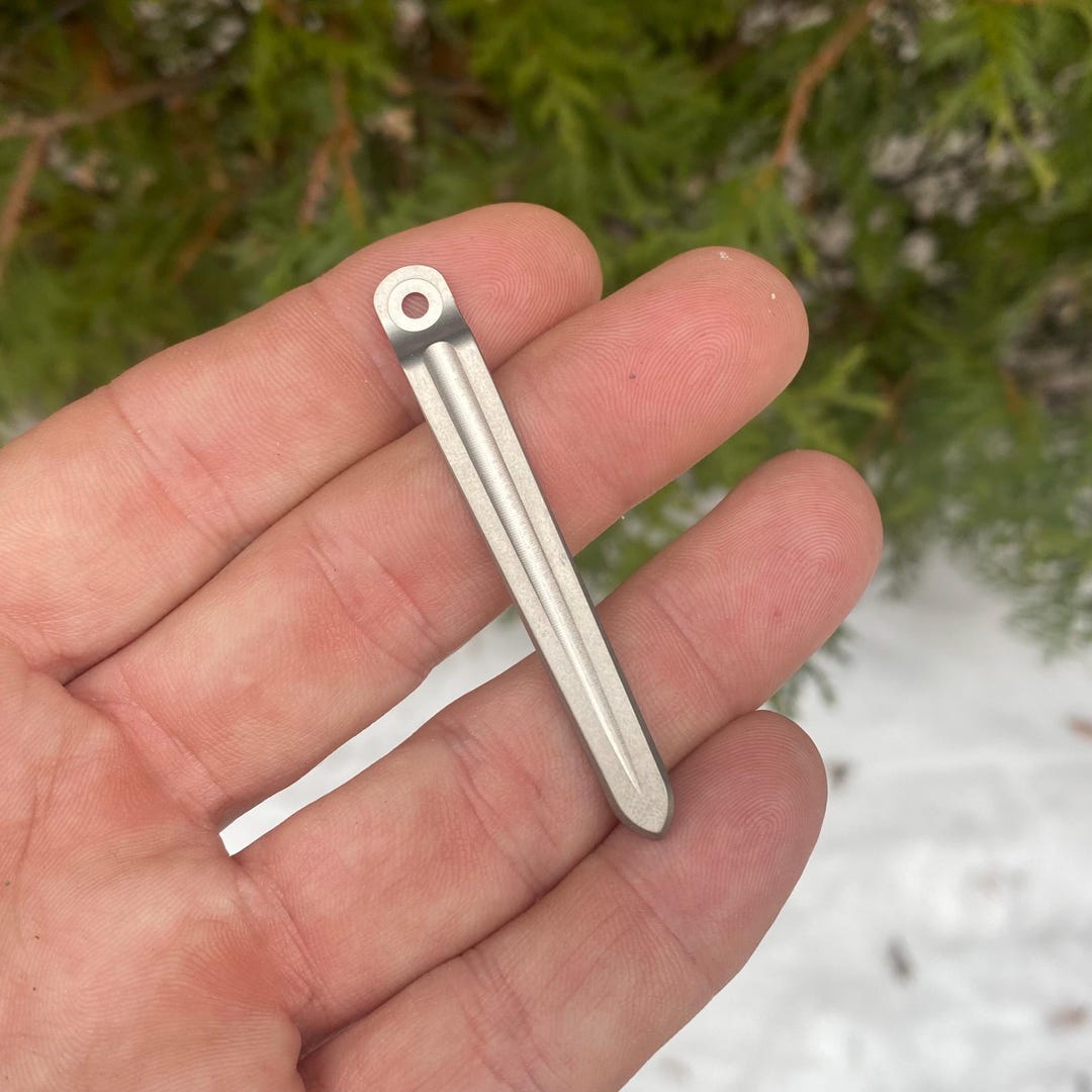 Pocket Clip for Chris Reeve Models / 1x Pocket Clip • Titanium - Etsy